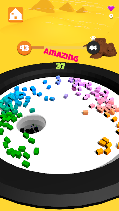 Hole vs Bombs Game - Unity Complete Project With Admob Ads for Android and iOS by NorthPick